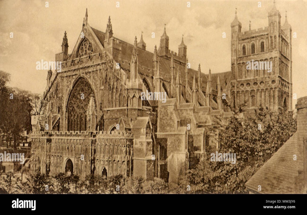 Exeter exeter cathedral hi-res stock photography and images - Alamy