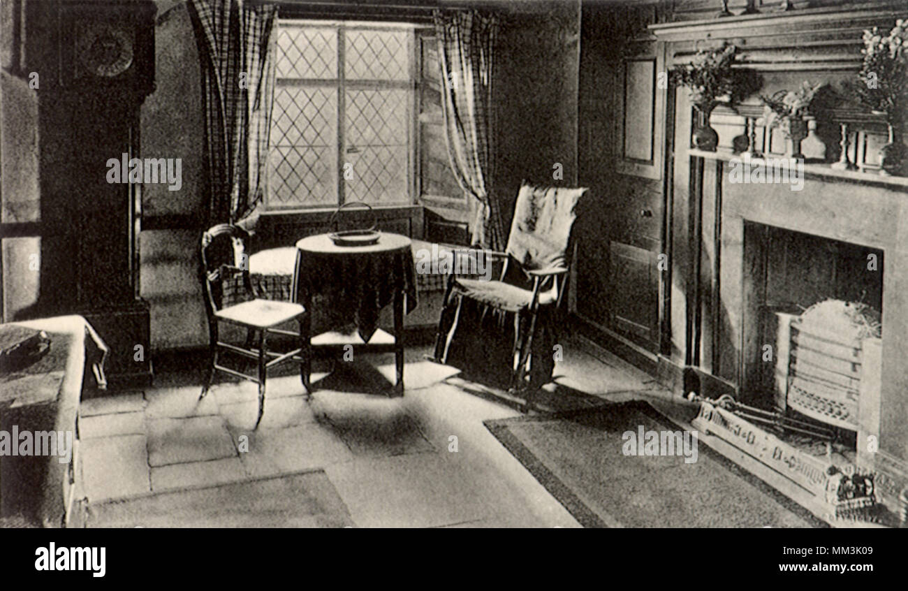 Interior of Dove Cottage. Grasmere. 1930 Stock Photo - Alamy