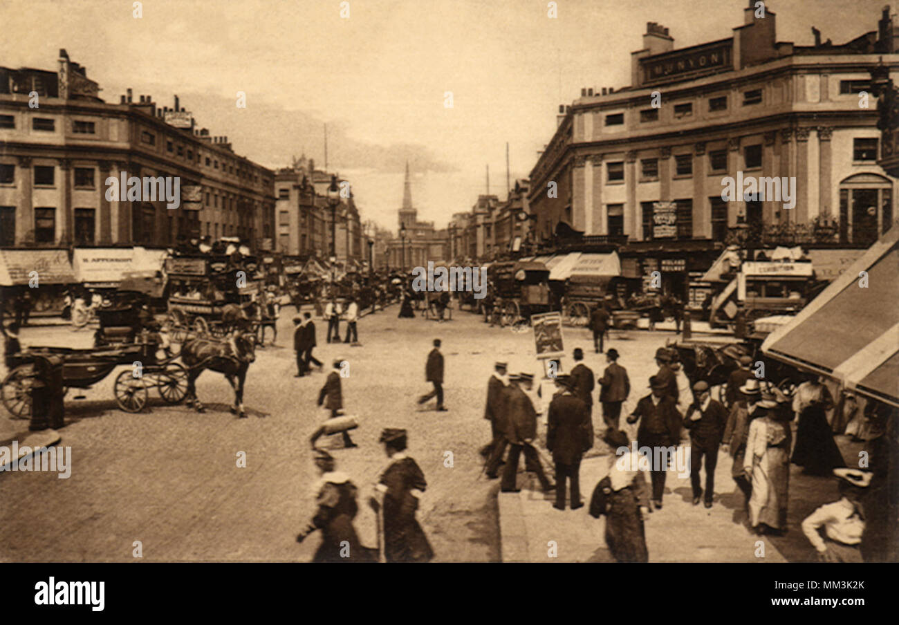 Oxford Circus. London. 1910 Stock Photo - Alamy