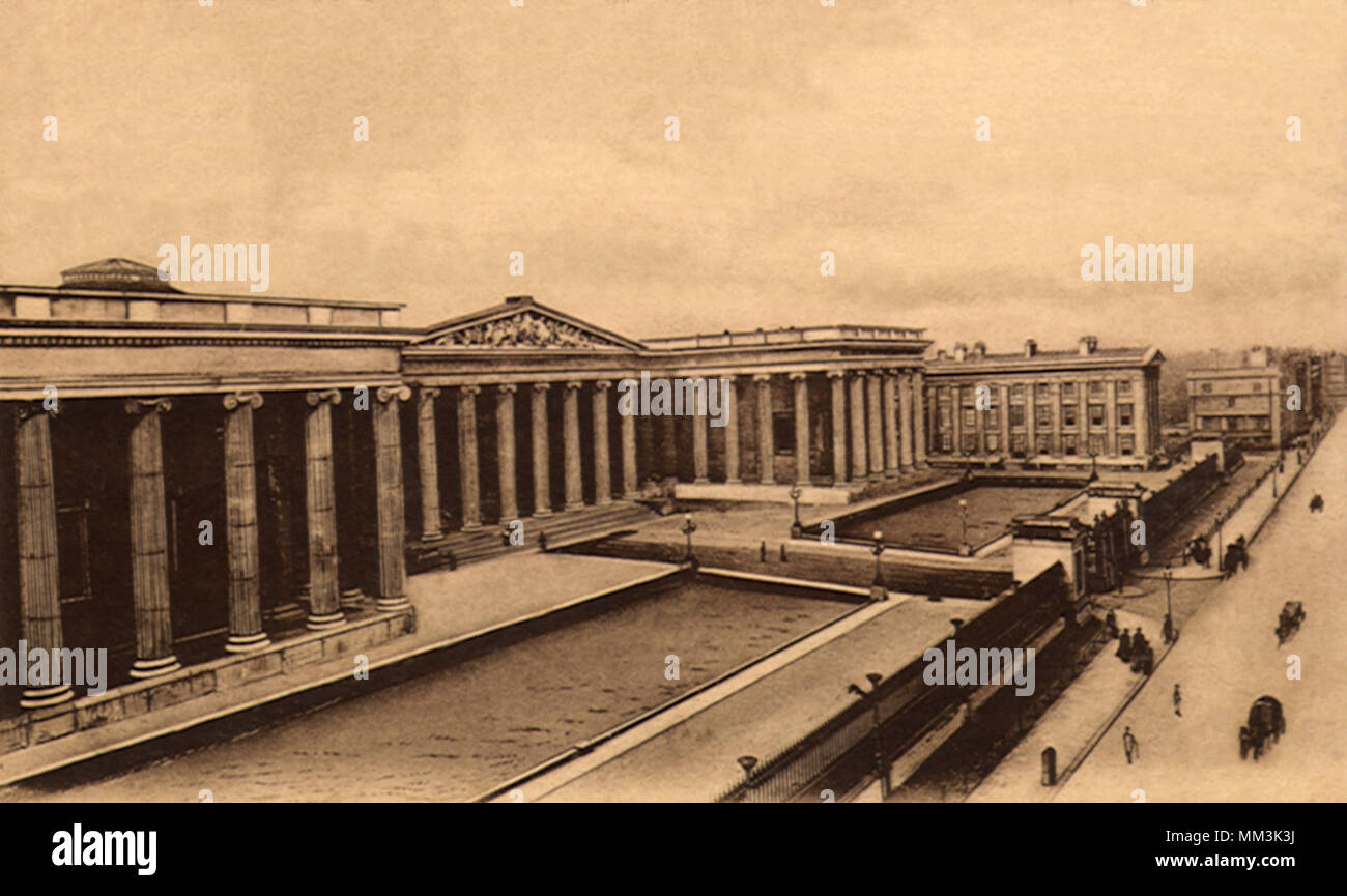 British Museum. London. 1910 Stock Photo - Alamy
