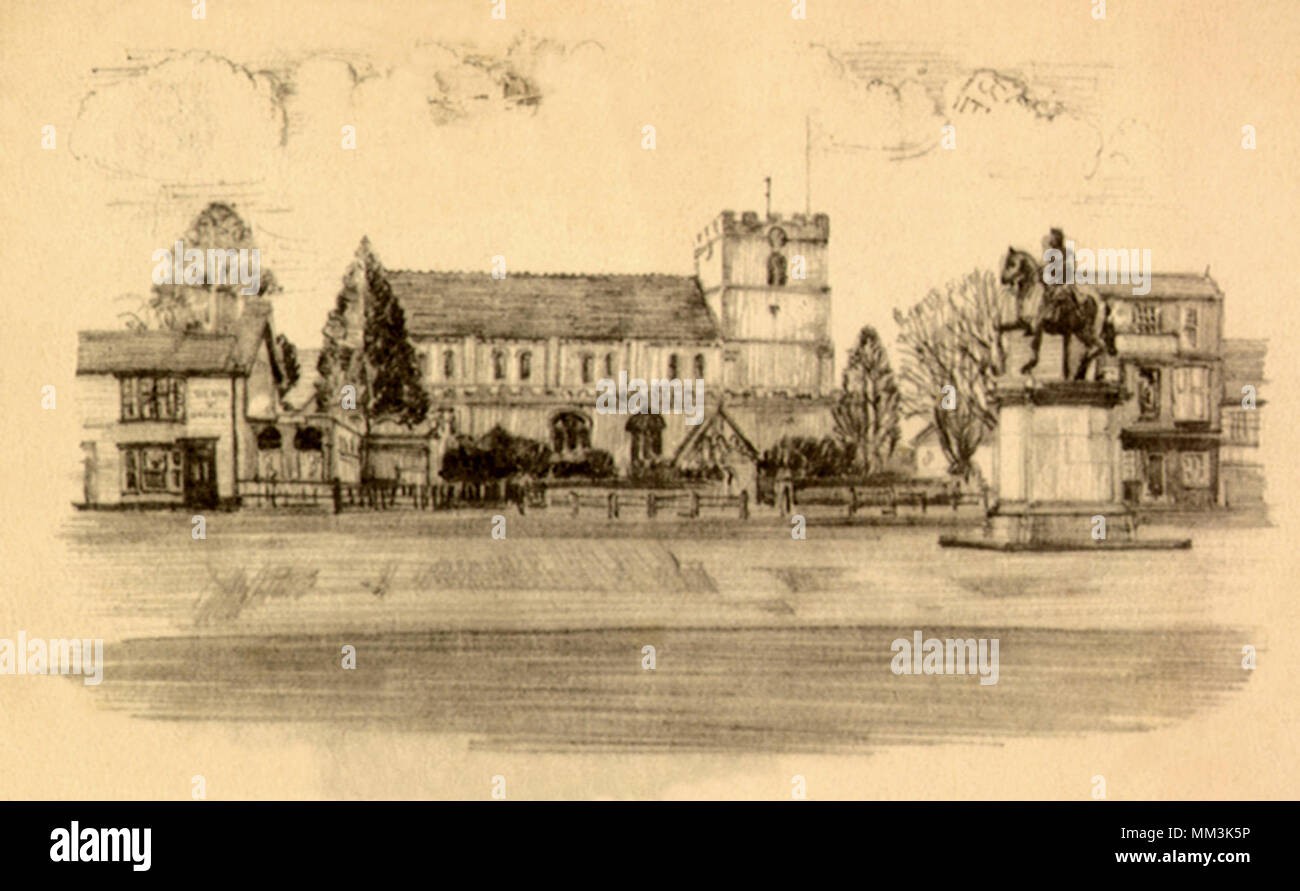 Saint Peter's Church. Petersfield. 1942 Stock Photo - Alamy