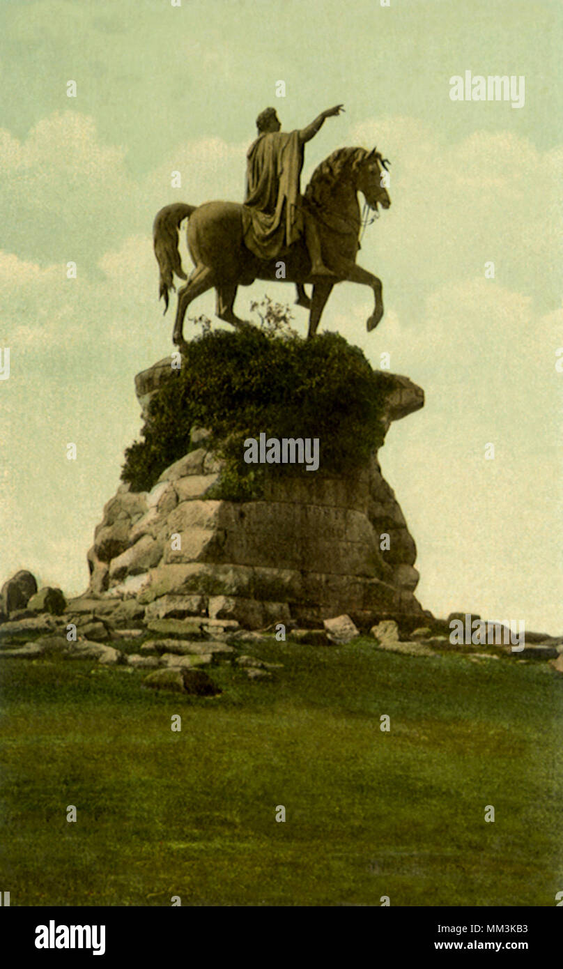 George III Statue at Long Walk. Windsor. 1910 Stock Photo - Alamy