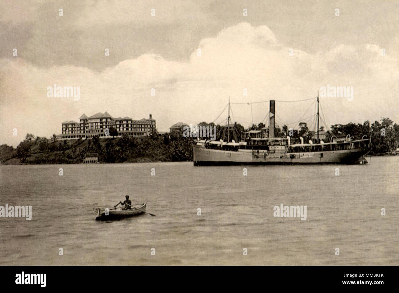 Harbor. Port Antonio. 1910 Stock Photo - Alamy