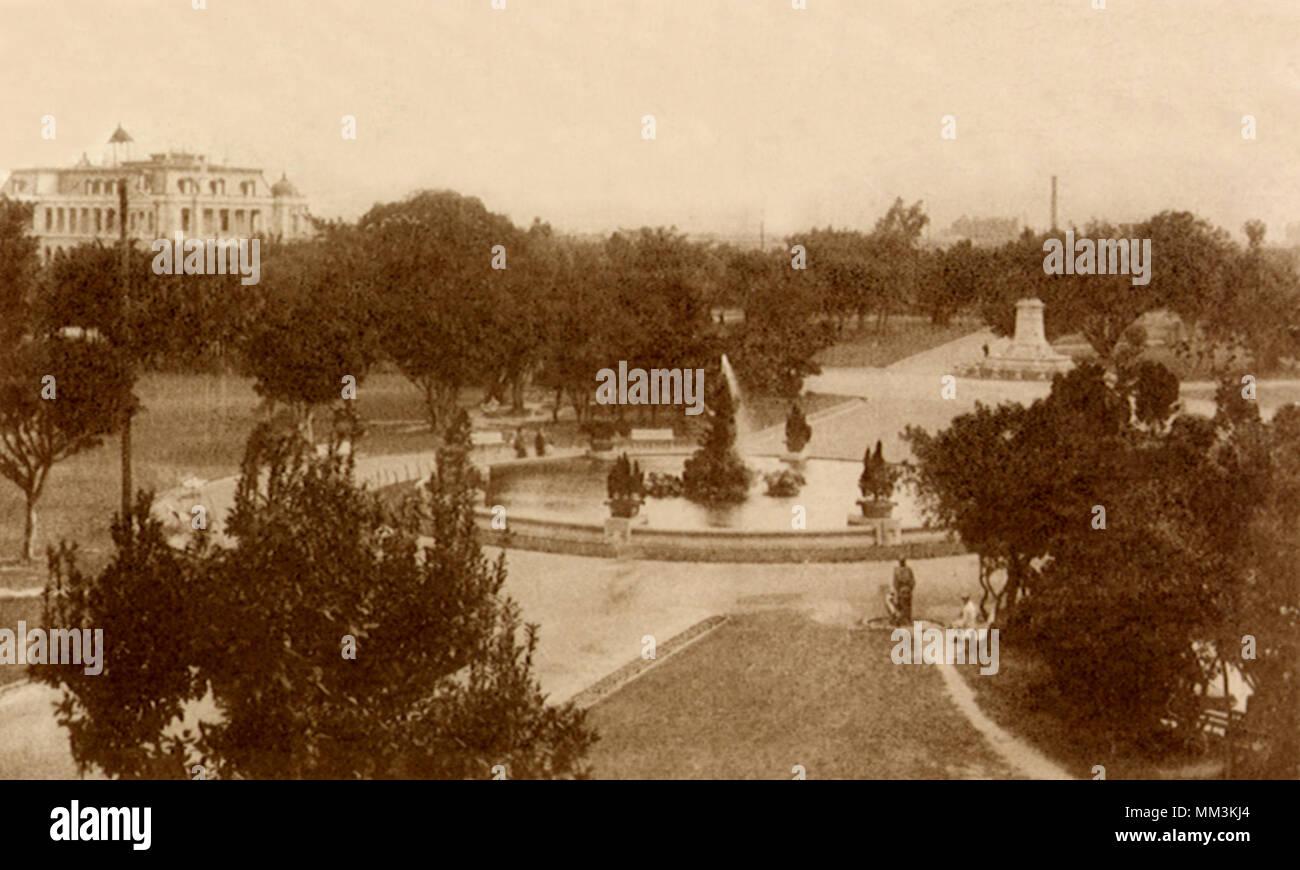 Park. Taihoku. 1930 Stock Photo - Alamy