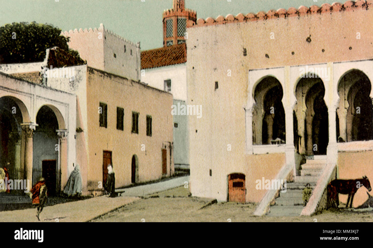Treasury and Court House. Tangier. 1910 Stock Photo - Alamy
