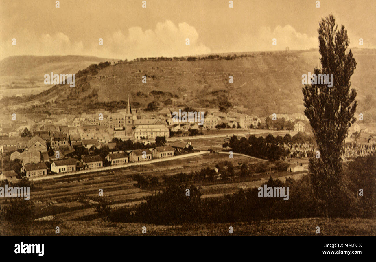 View of Merzig. 1910 Stock Photo - Alamy