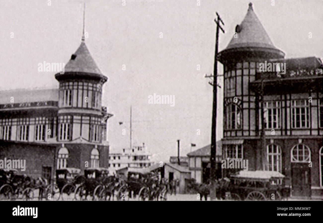 Ferry Landing at Lower Town. Quebec. 1920 Stock Photo - Alamy
