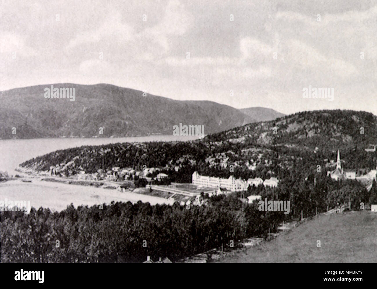 View of Tadousac. 1920 Stock Photo - Alamy
