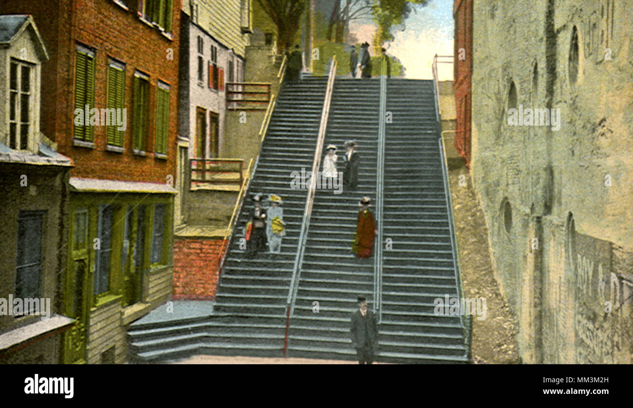 Quebec breakneck steps hi-res stock photography and images - Alamy