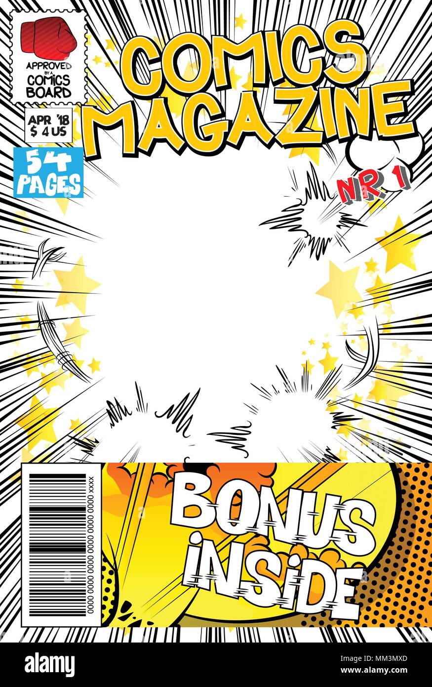 Marvel Comic Book Page Template