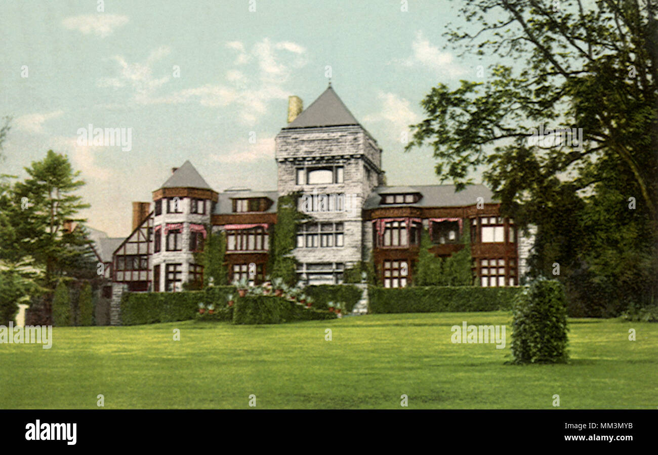 Yaddo Mansion. Saratoga Springs. 1911 Stock Photo - Alamy