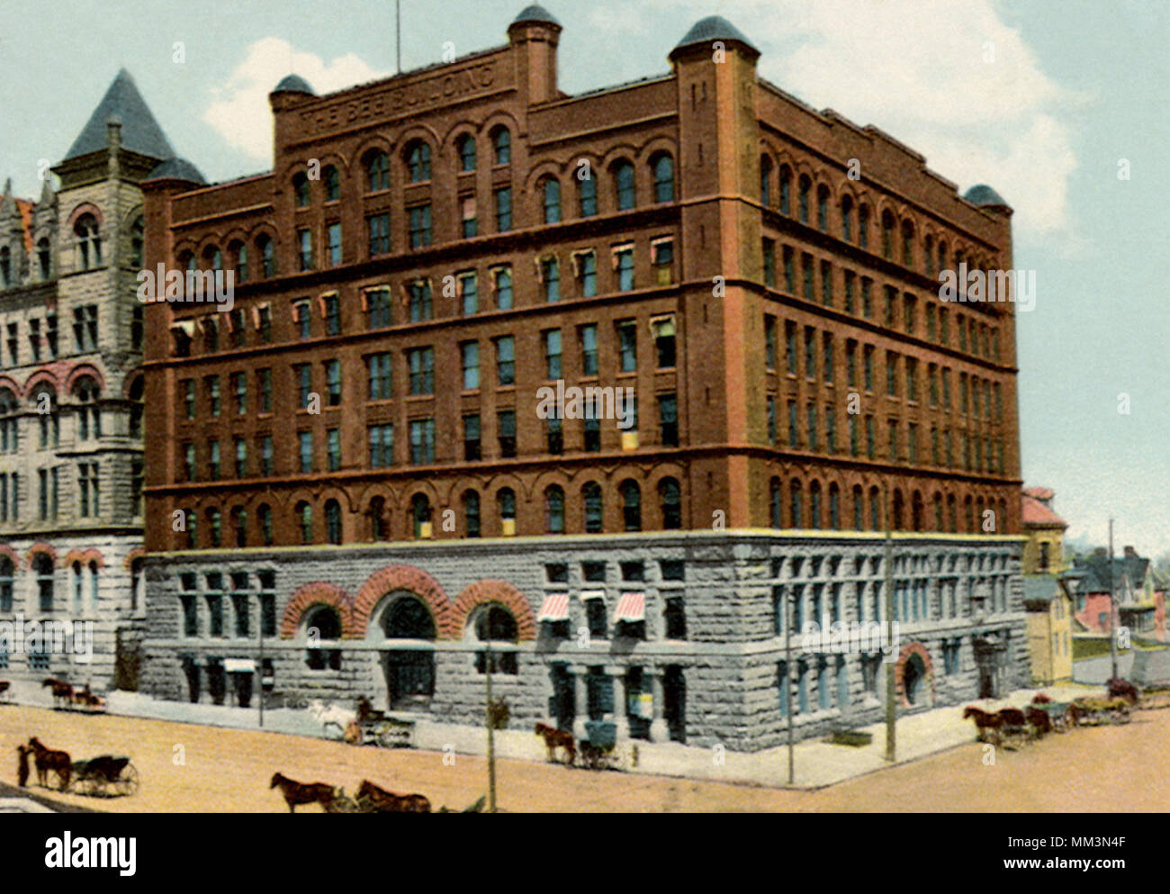 Bee Building. Omaha. 1915 Stock Photo - Alamy