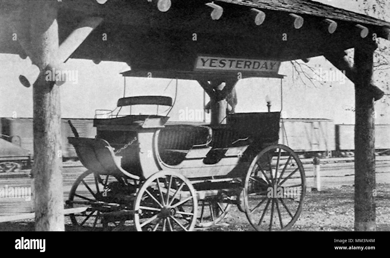 Old Sight Seeing Stage. North Platte. 1935 Stock Photo - Alamy