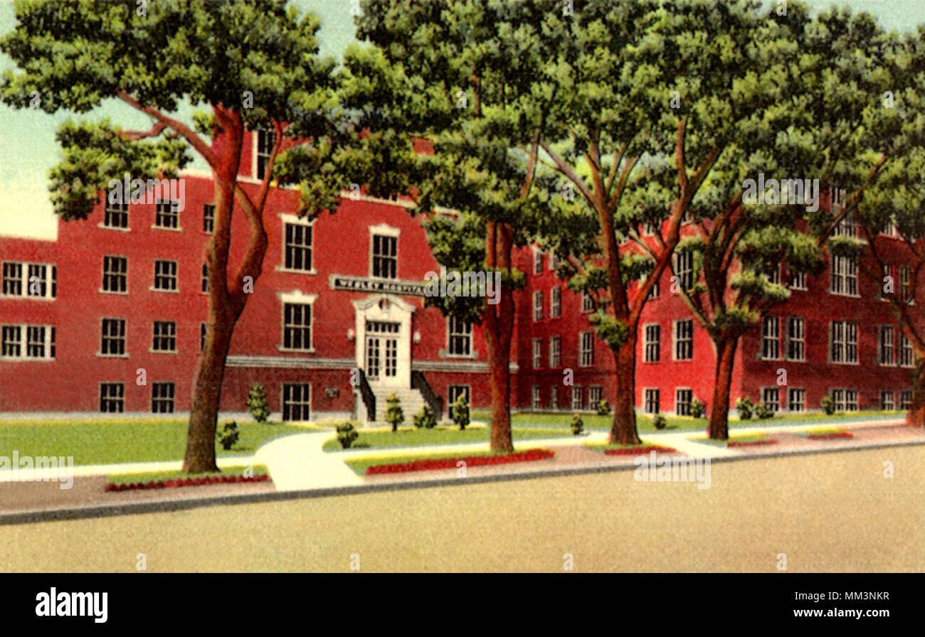 Wesley Hospital. Oklahoma City. 1940 Stock Photo - Alamy