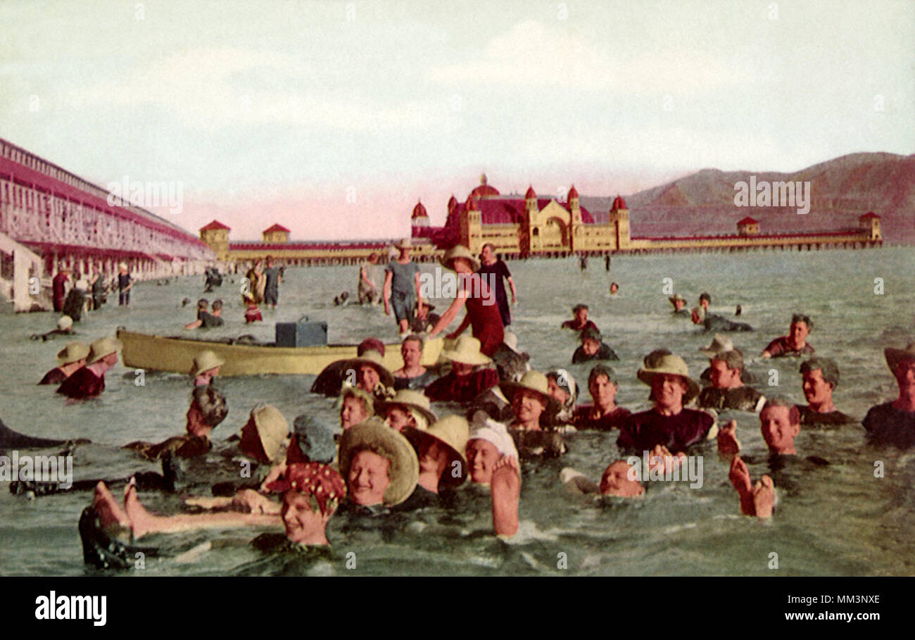 Saltair Beach. Salt Lake City. 1913 Stock Photo - Alamy