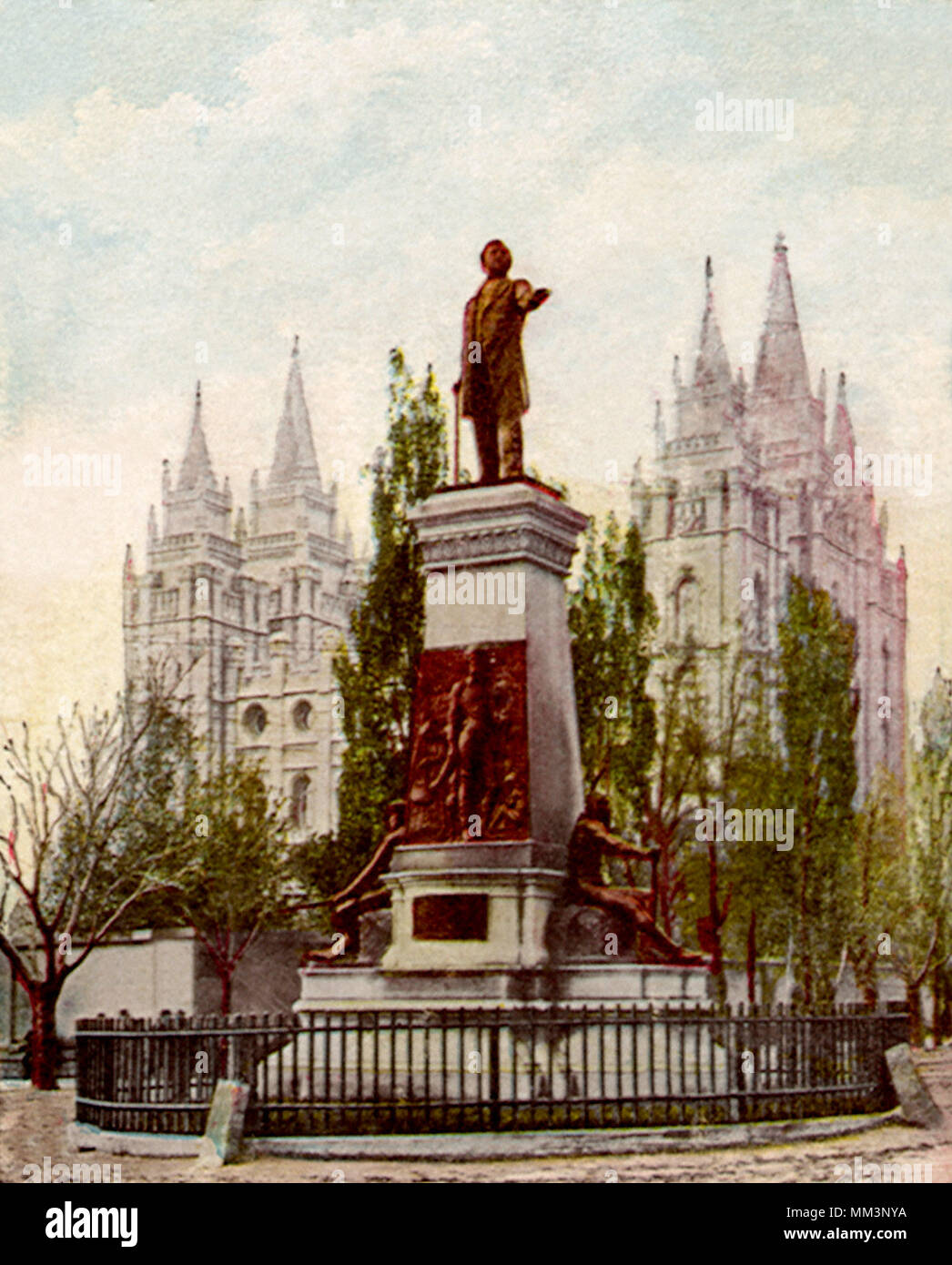 Pioneer monument salt lake city hi-res stock photography and images - Alamy