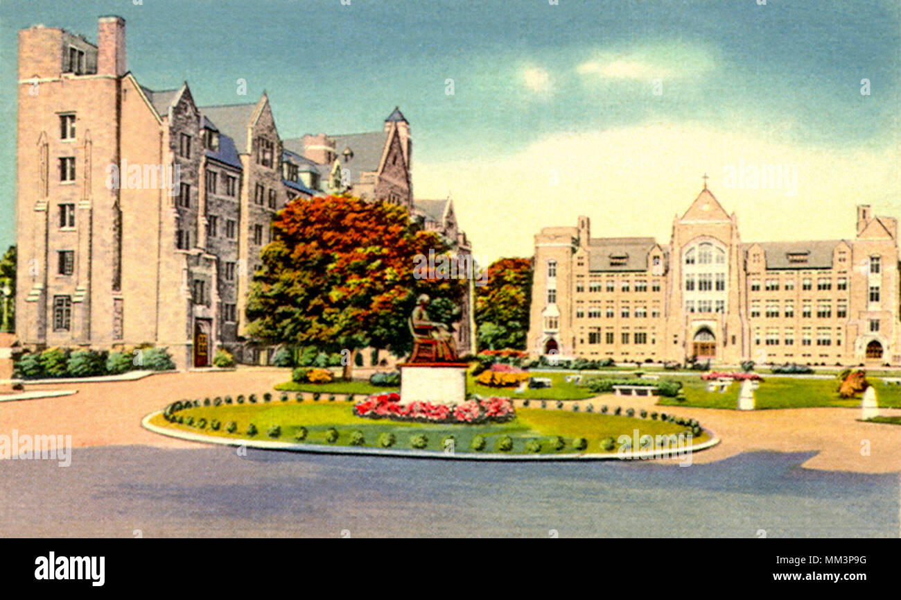 Georgetown University. Washington DC. 1945 Stock Photo - Alamy