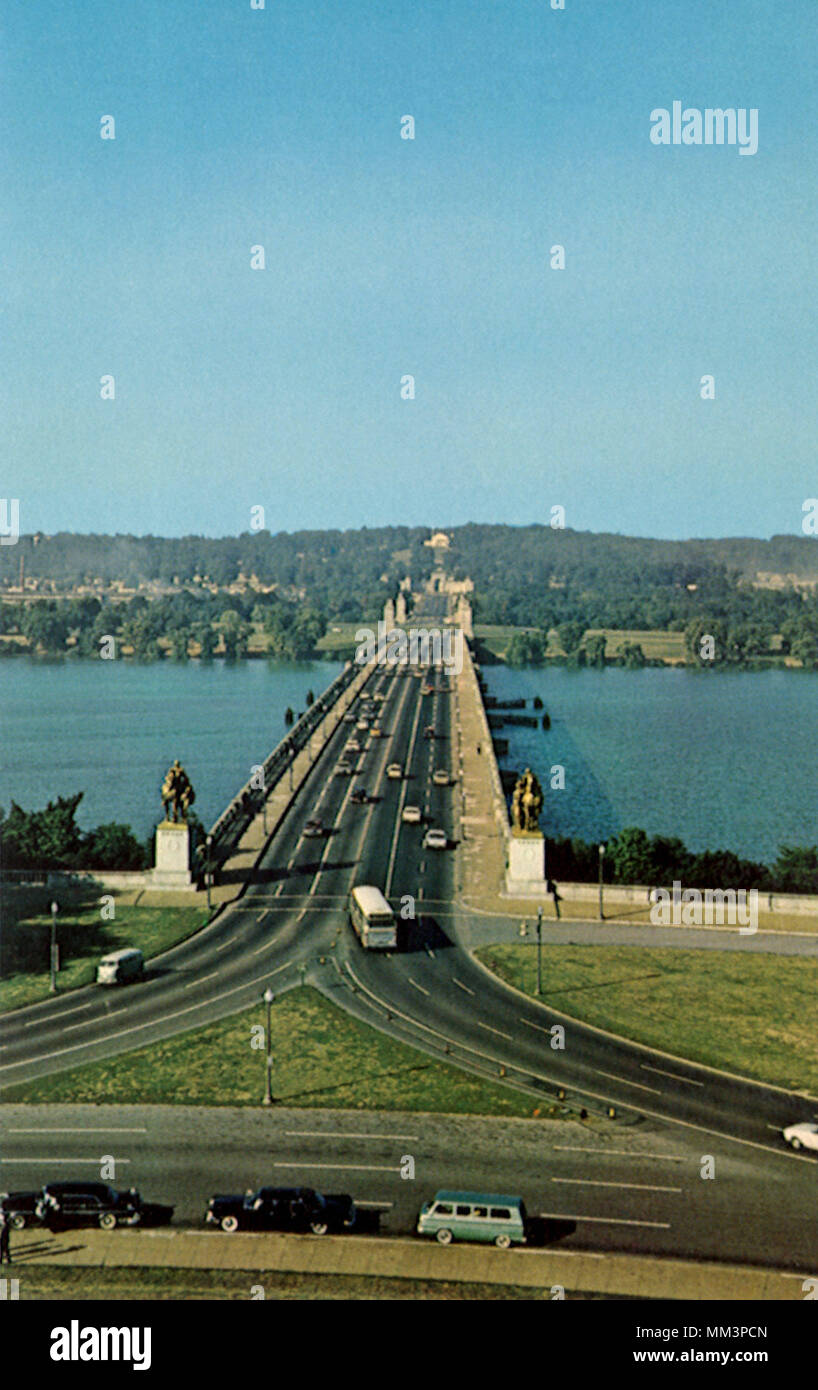 Memorial Bridge. Washington DC. 1965 Stock Photo - Alamy