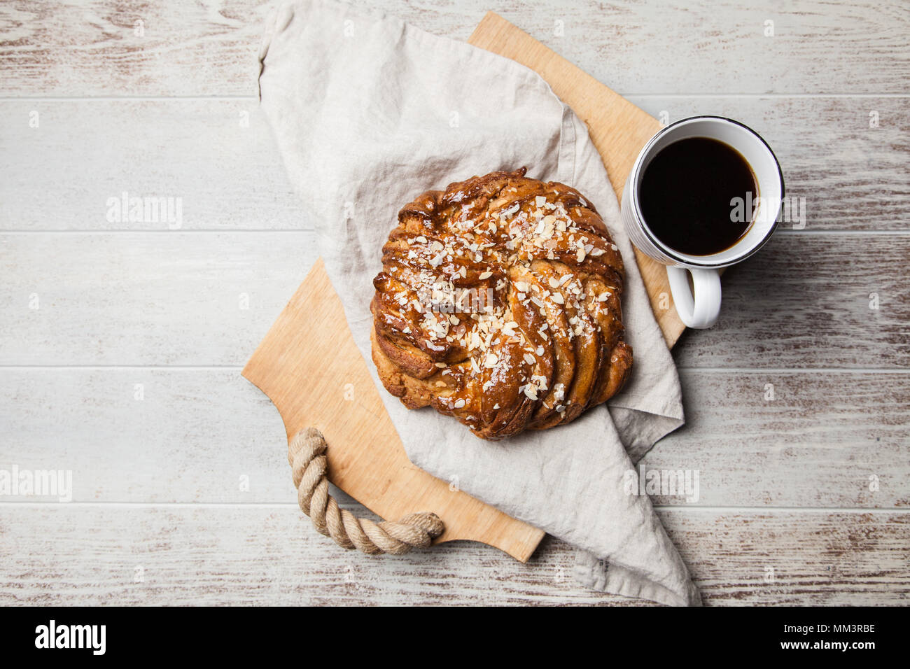 Sweet maple syrup bread Stock Photo - Alamy