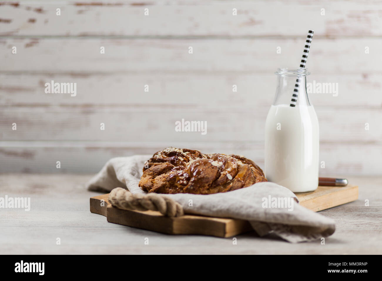 Sweet maple syrup bread Stock Photo - Alamy