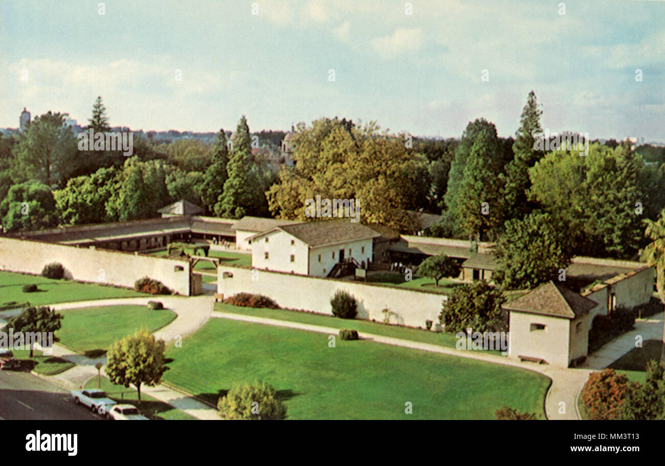 Sutter's Fort. Sacramento. 1965 Stock Photo - Alamy