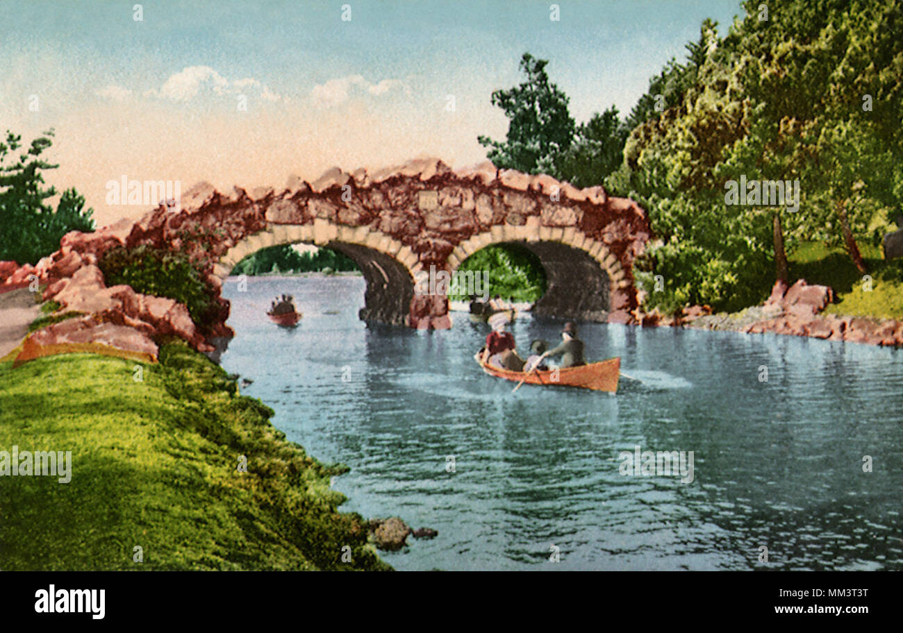 Stone Bridge. Stow Lake. San Francisco. 1912 Stock Photo - Alamy