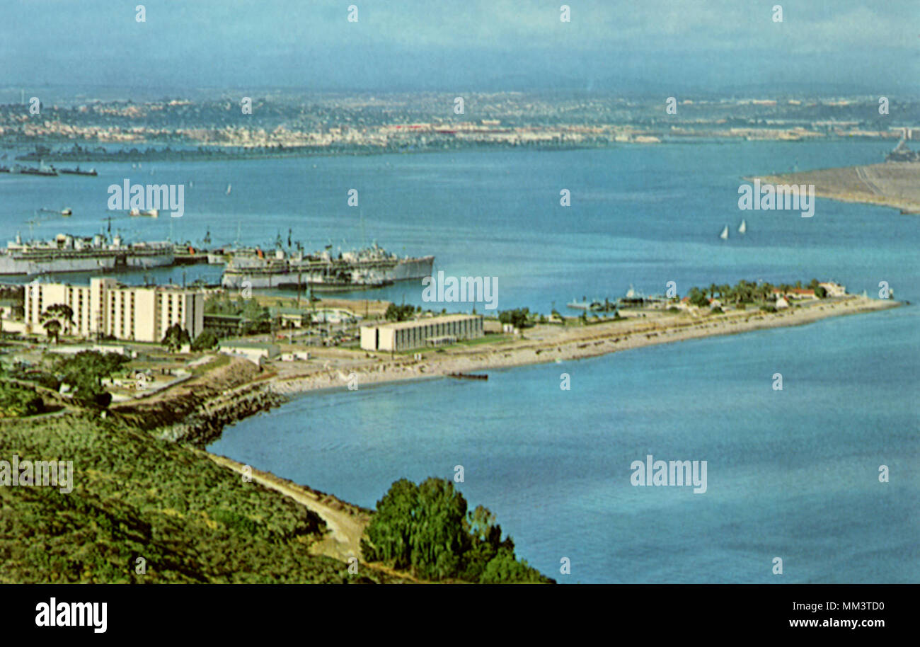 View of Point Loma. San Diego. 1960 Stock Photo - Alamy