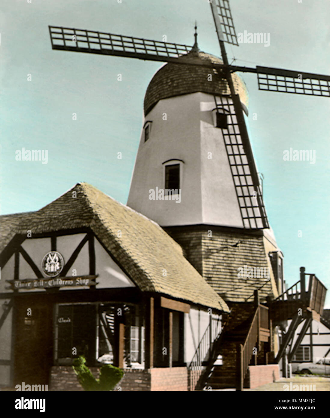 Windmill. Solvang. 1965 Stock Photo - Alamy