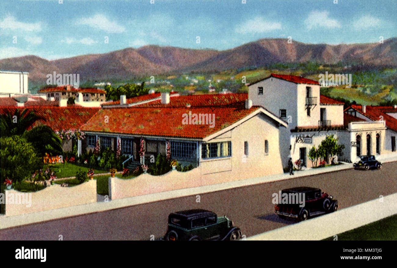 El Paseo de la Guerra. Santa Barbara. 1915 Stock Photo - Alamy