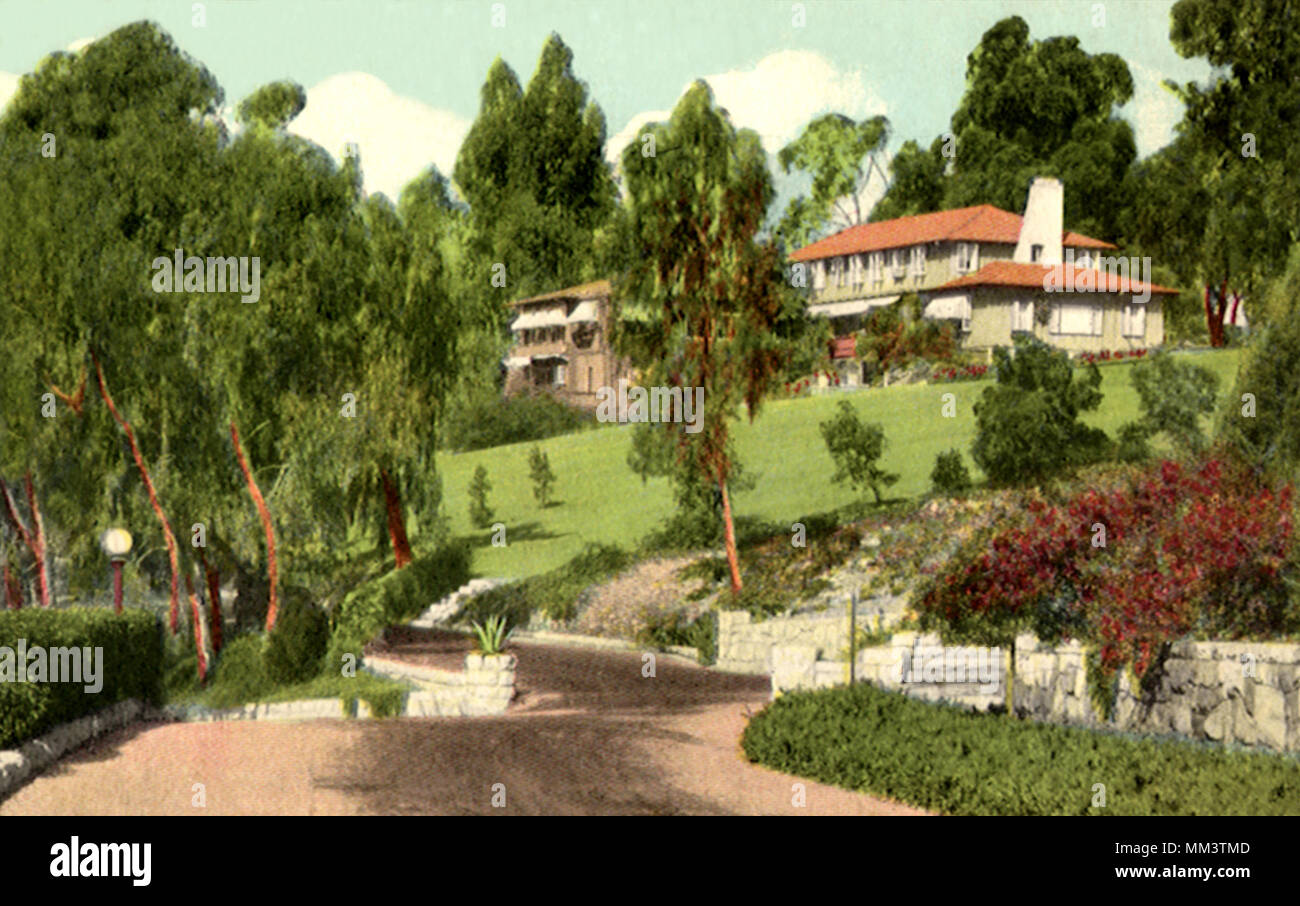 El Encanto Hotel. Santa Barbara. 1920 Stock Photo - Alamy