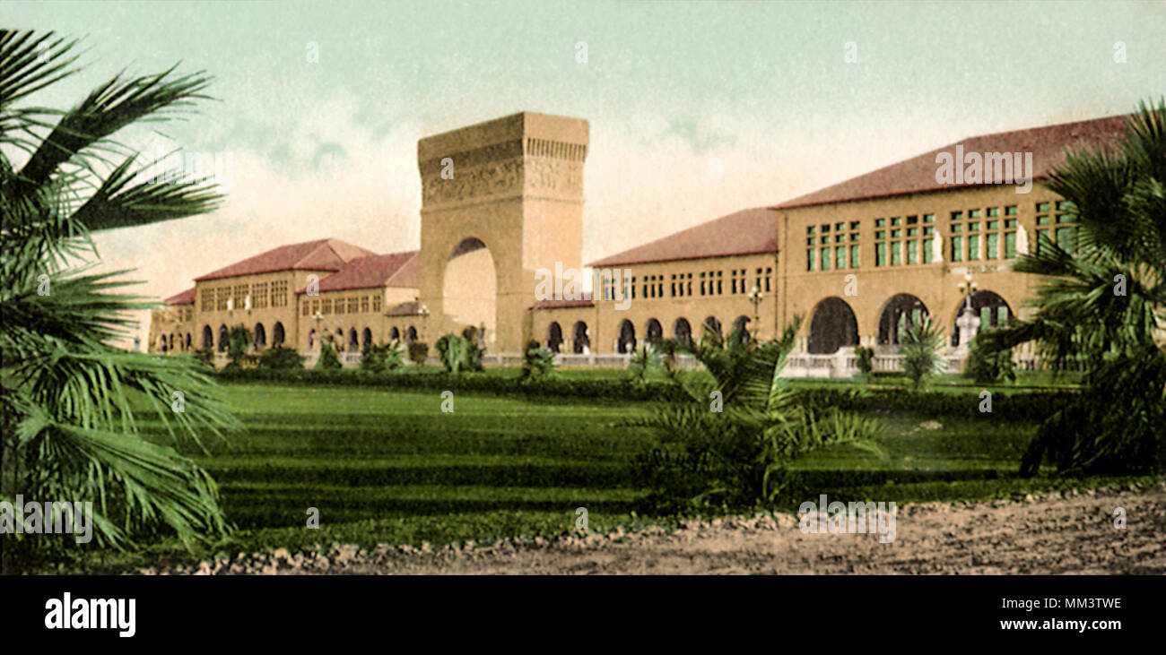 Stanford University Facade. Palo Alto. 1910 Stock Photo - Alamy