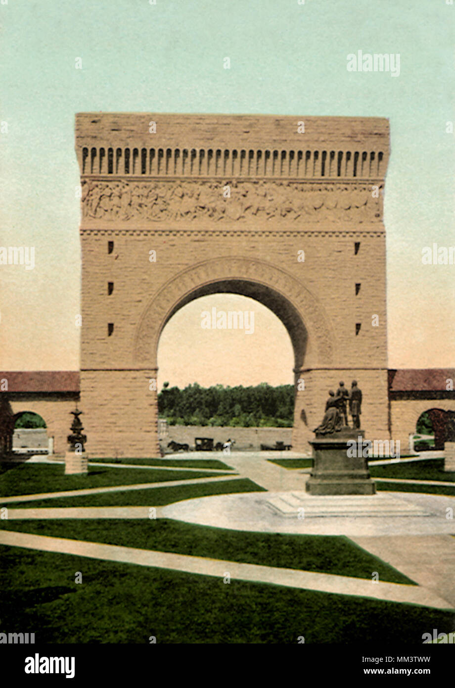 Stanford University Arch. Palo Alto.1905 Stock Photo - Alamy