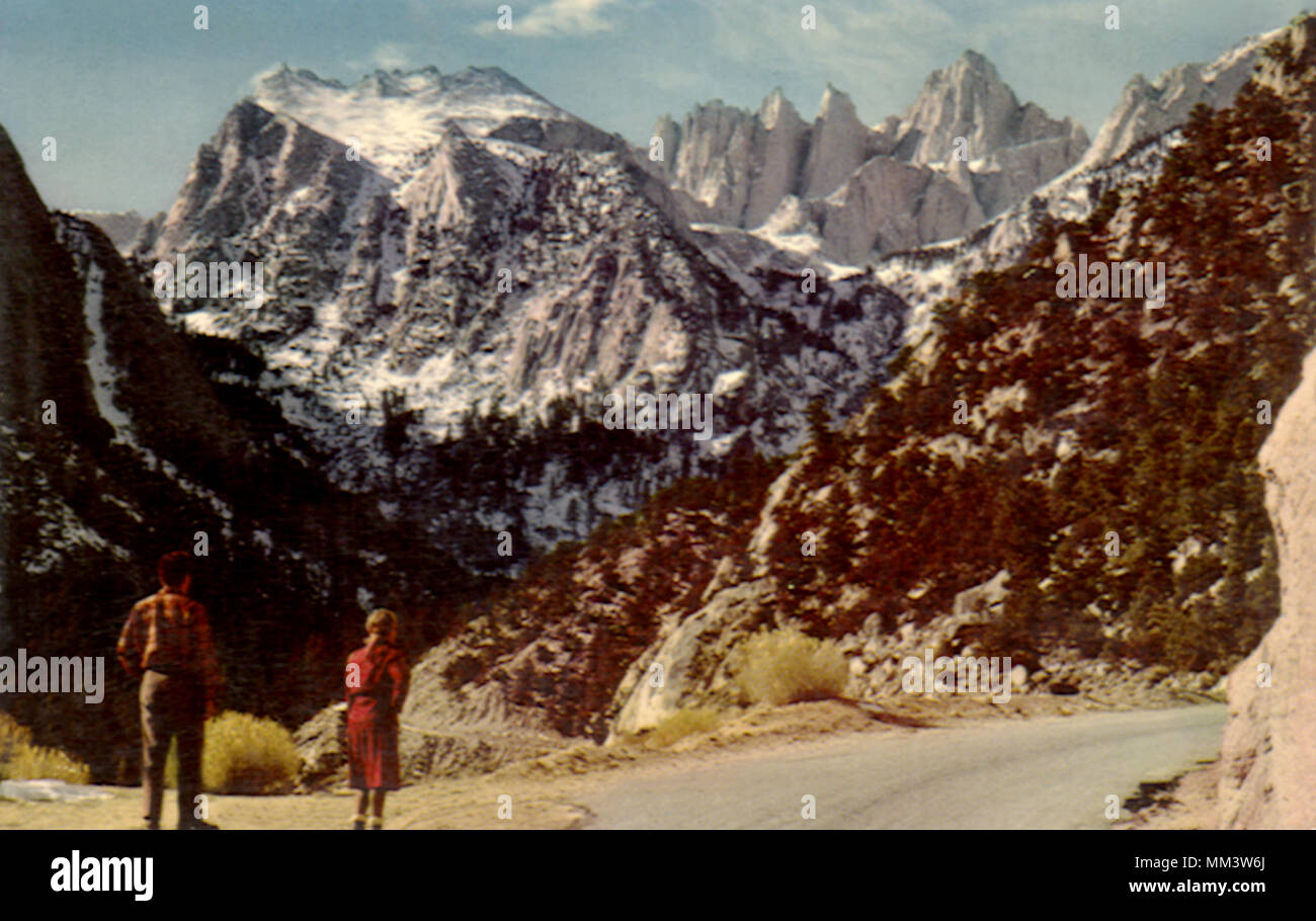 Mount Whitney. Sequoia National Park. 1965 Stock Photo - Alamy