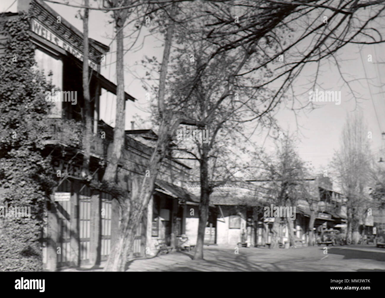 View of Street. Columbia. 1940 Stock Photo - Alamy