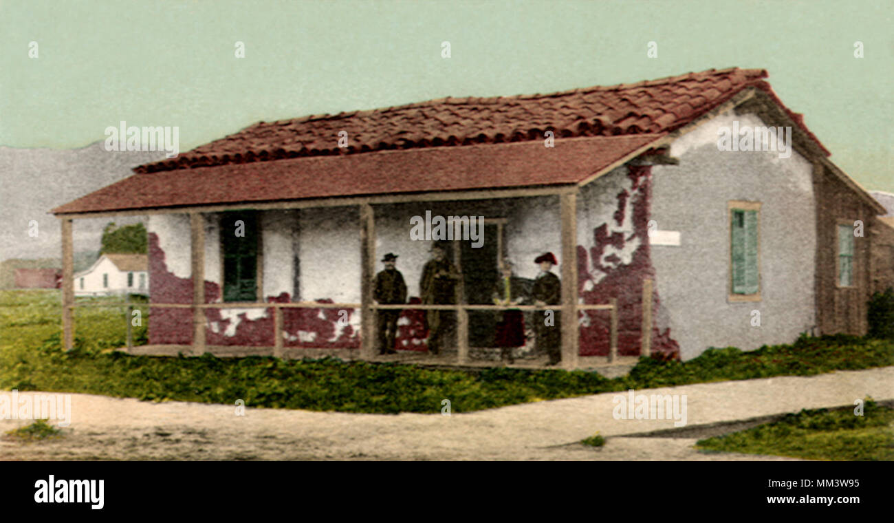 Old Adobe House. Ventura. 1910 Stock Photo - Alamy