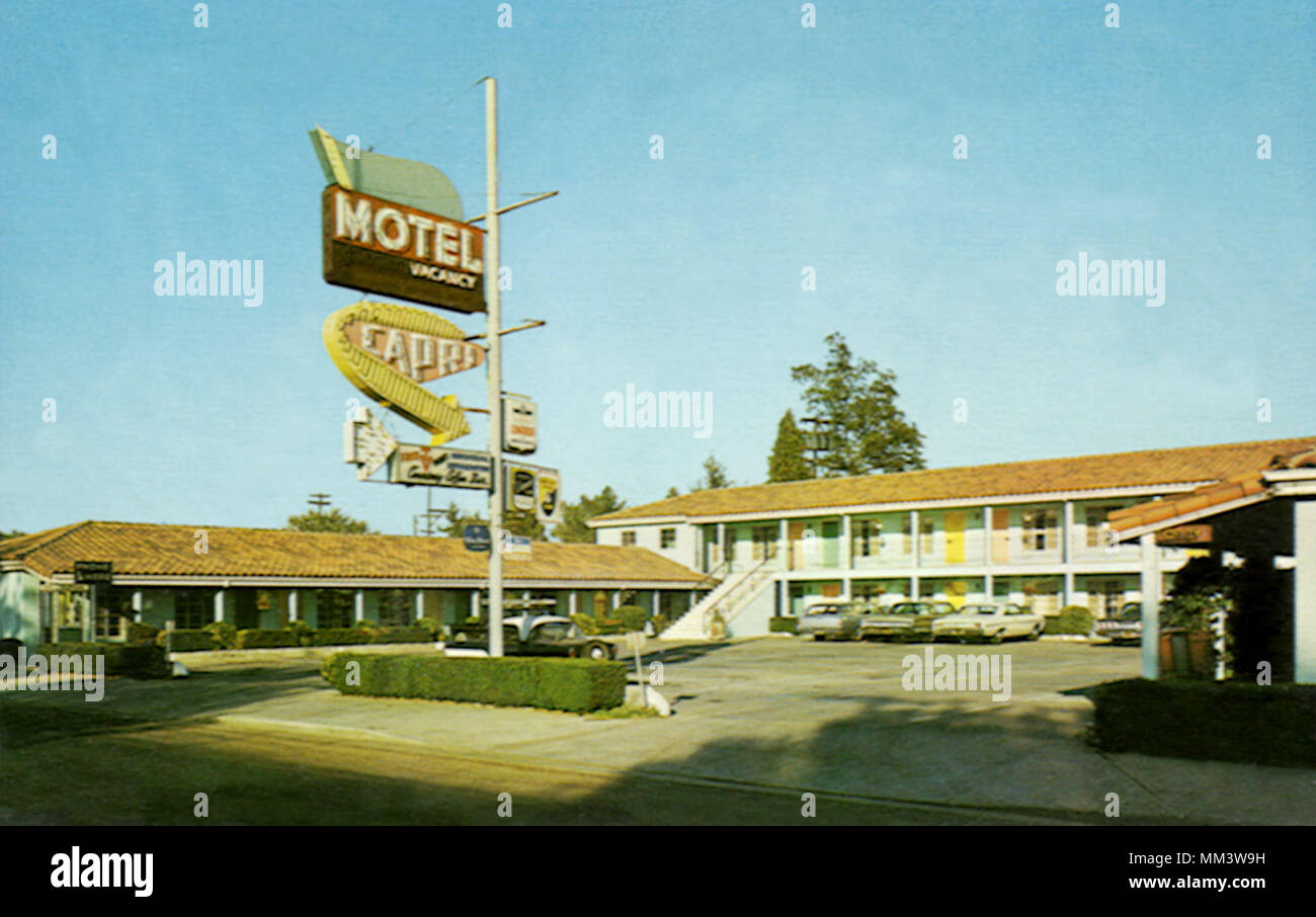 Capri Motel. Marysville. 1960 Stock Photo - Alamy