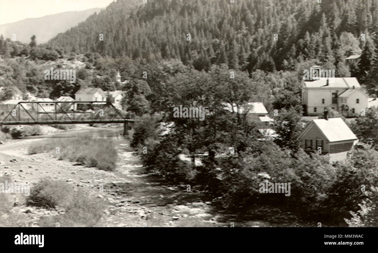 View of Downieville. 1940 Stock Photo - Alamy