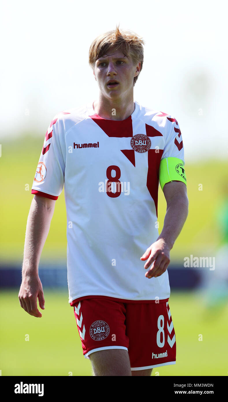 Denmarkâ€™s Jeppe Pedersen during the UEFA European U17 Championship ...