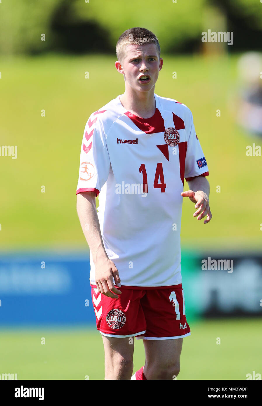 Denmark's Morten Frendrup during the UEFA European U17 Championship ...