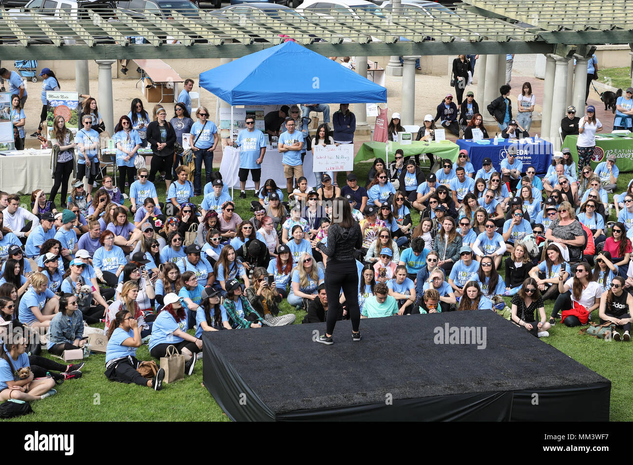The National Eating Disorders Association (NEDA) Walk was held in Los ...