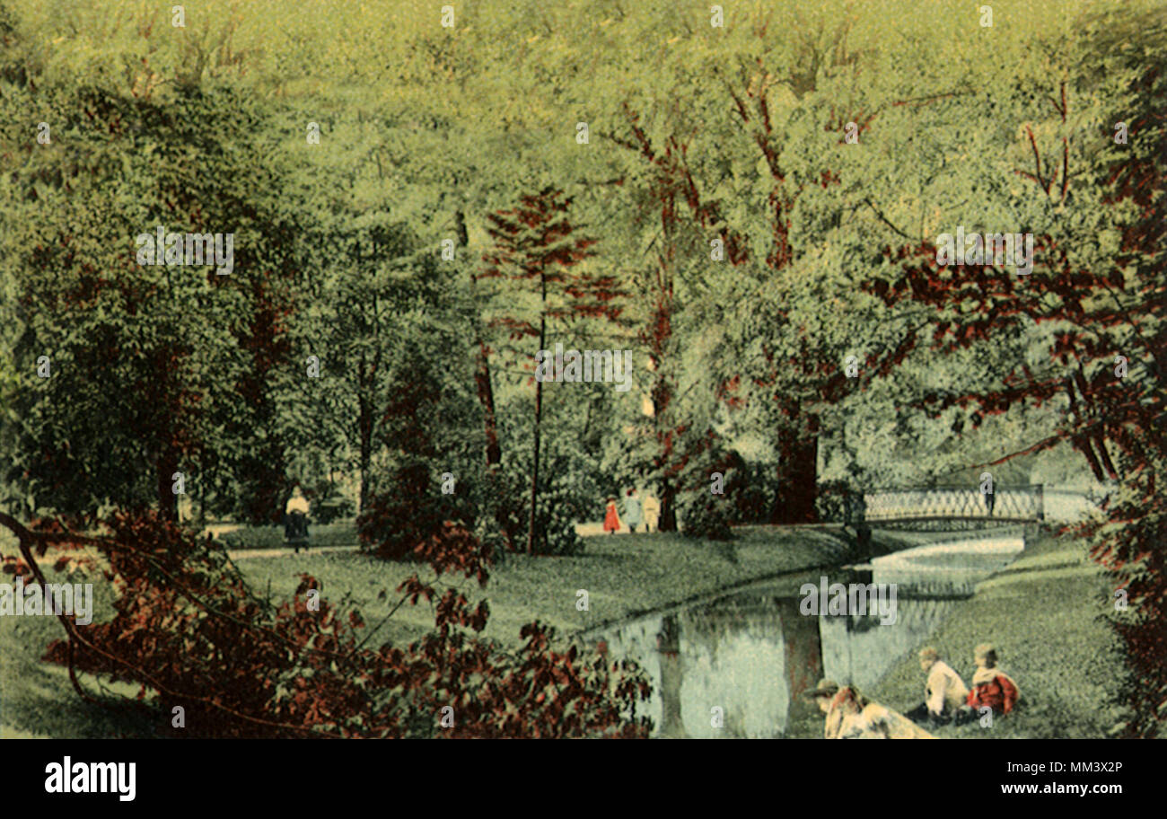 Welfen Garden. Hannover. 1910 Stock Photo - Alamy