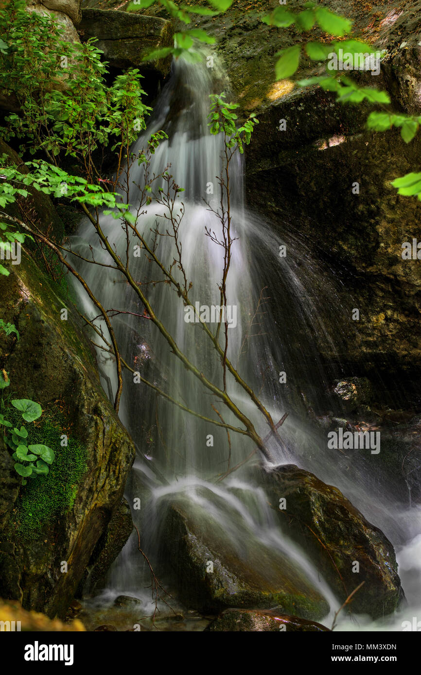 Cascade mountain waterfall hi-res stock photography and images - Alamy