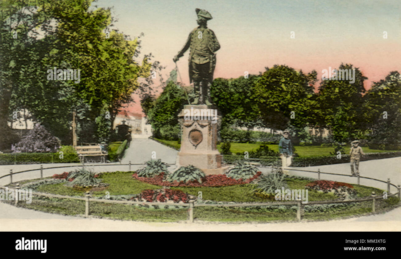 Fredrich the Great Monument. Potsdam. 1910 Stock Photo - Alamy