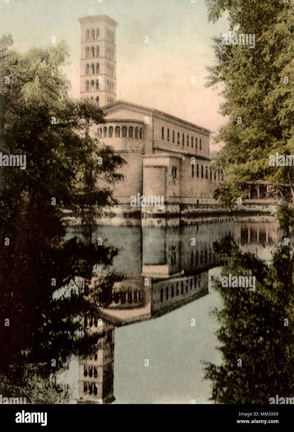 Peace Church. Potsdam. 1910 Stock Photo - Alamy