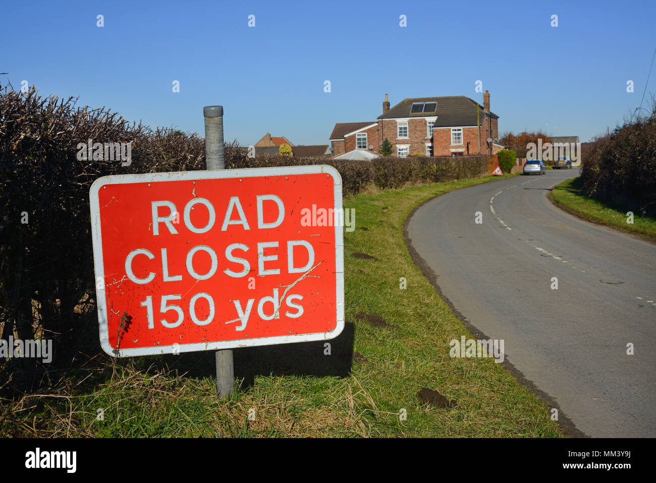 No entry sign on barrier hi-res stock photography and images - Alamy