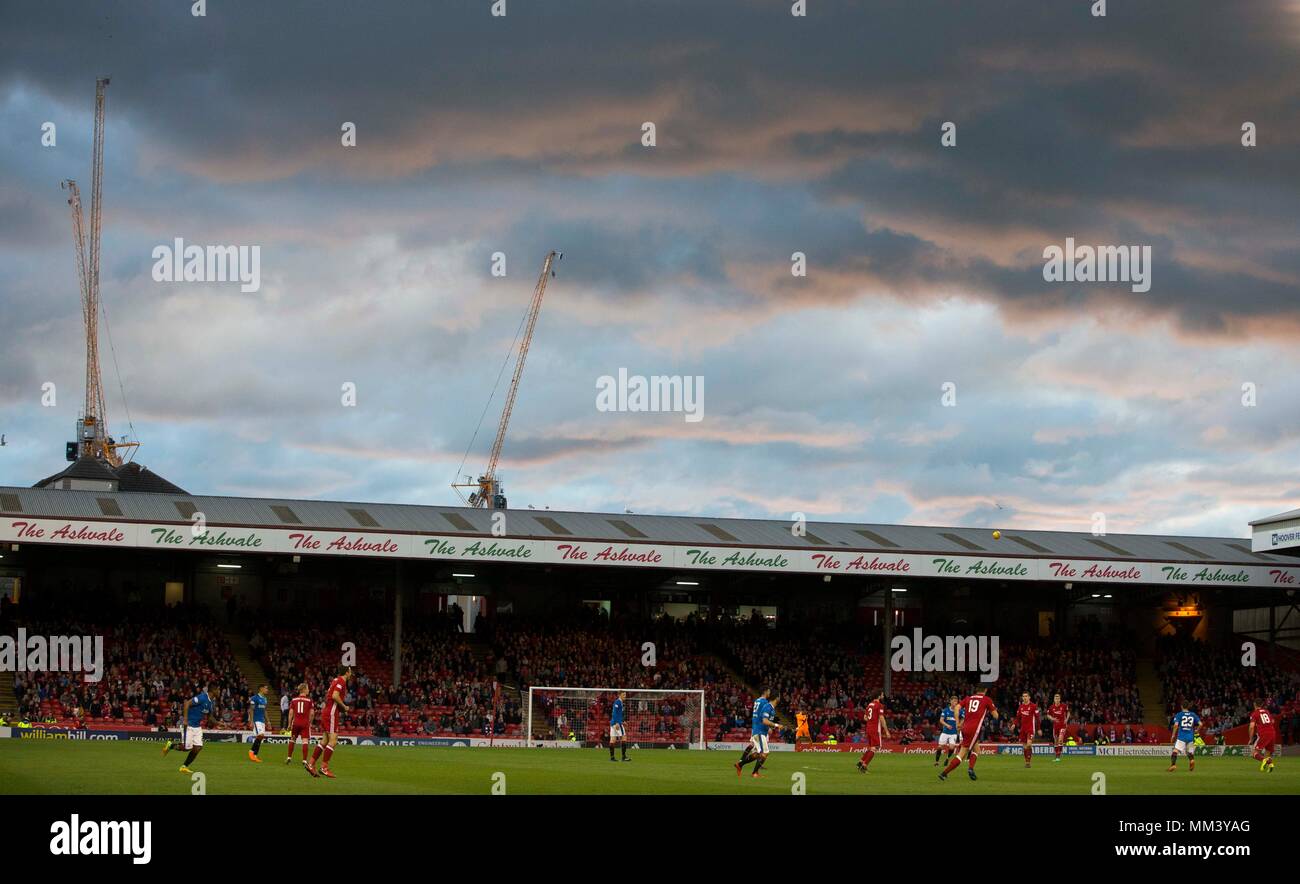 A general view pittodrie stadium hi-res stock photography and images ...