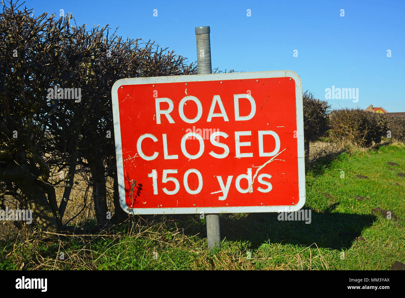 No entry sign on barrier hi-res stock photography and images - Alamy