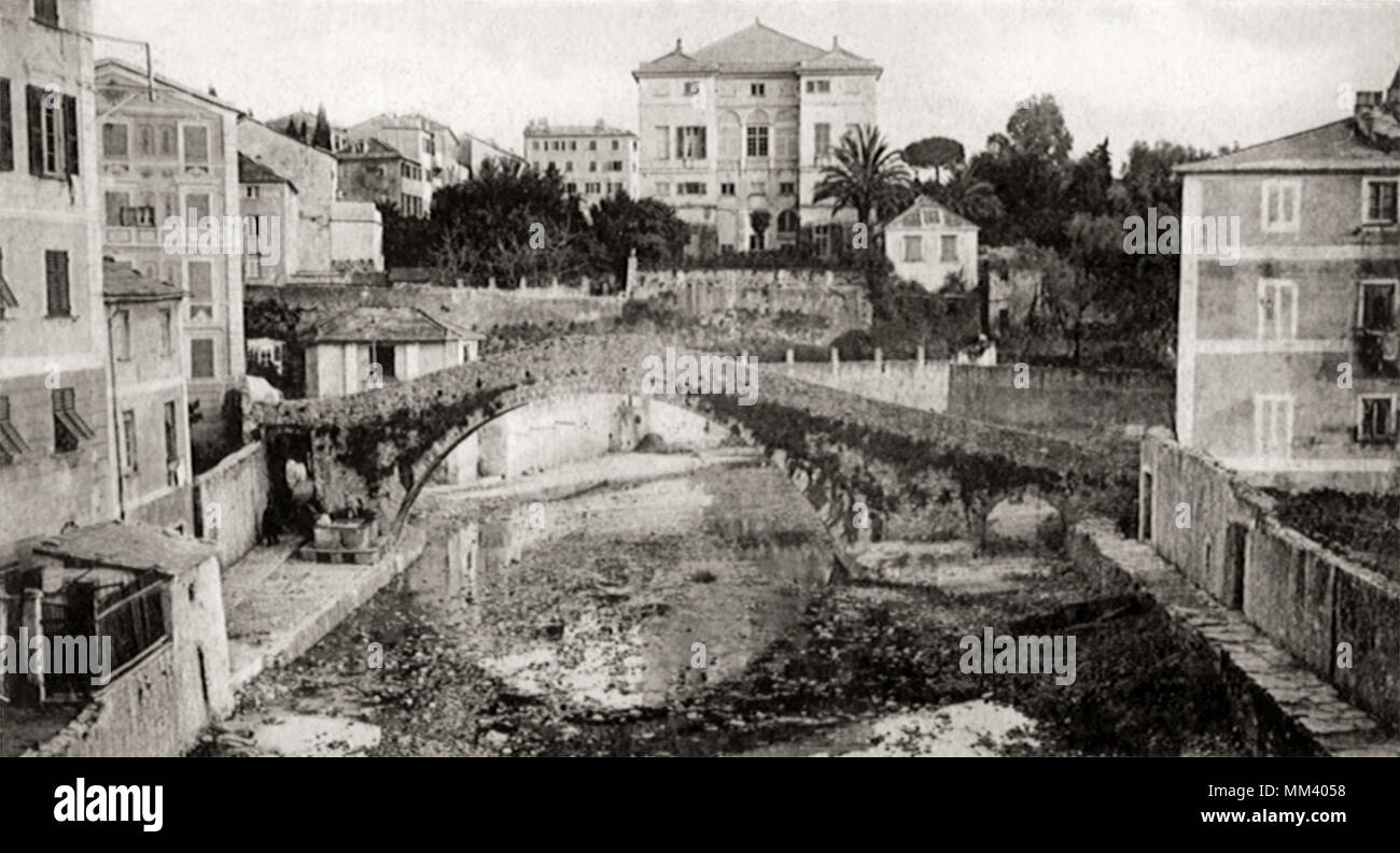 Old Bridge. Modena. 1910 Stock Photo - Alamy