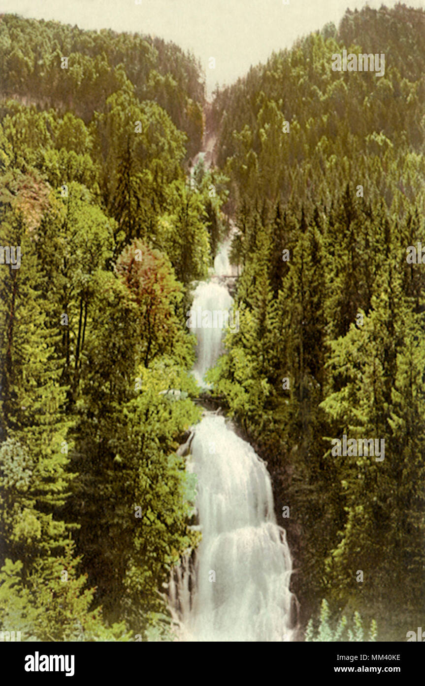 Waterfall. Brienz. 1908 Stock Photo - Alamy