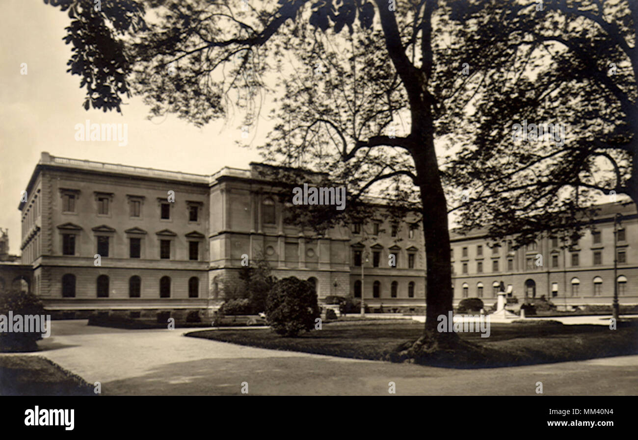University and Museum. Geneva. 1930 Stock Photo - Alamy